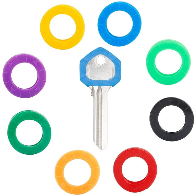 24 Pack 2 cm Round Key Caps Covers Key Identifiers Markers Protectors ...