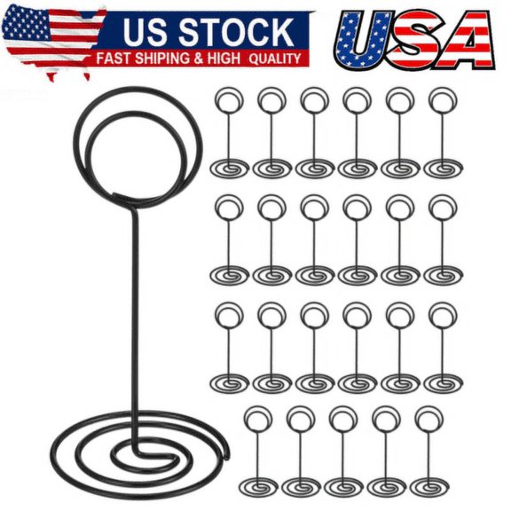 HOHIYA Gold Metal Table Number Holders Stands for Weddings & Banquets ...