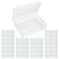 24 Pack 3.5x2.6x1.1 inches Small Clear Plastic Box Storage Containers ...