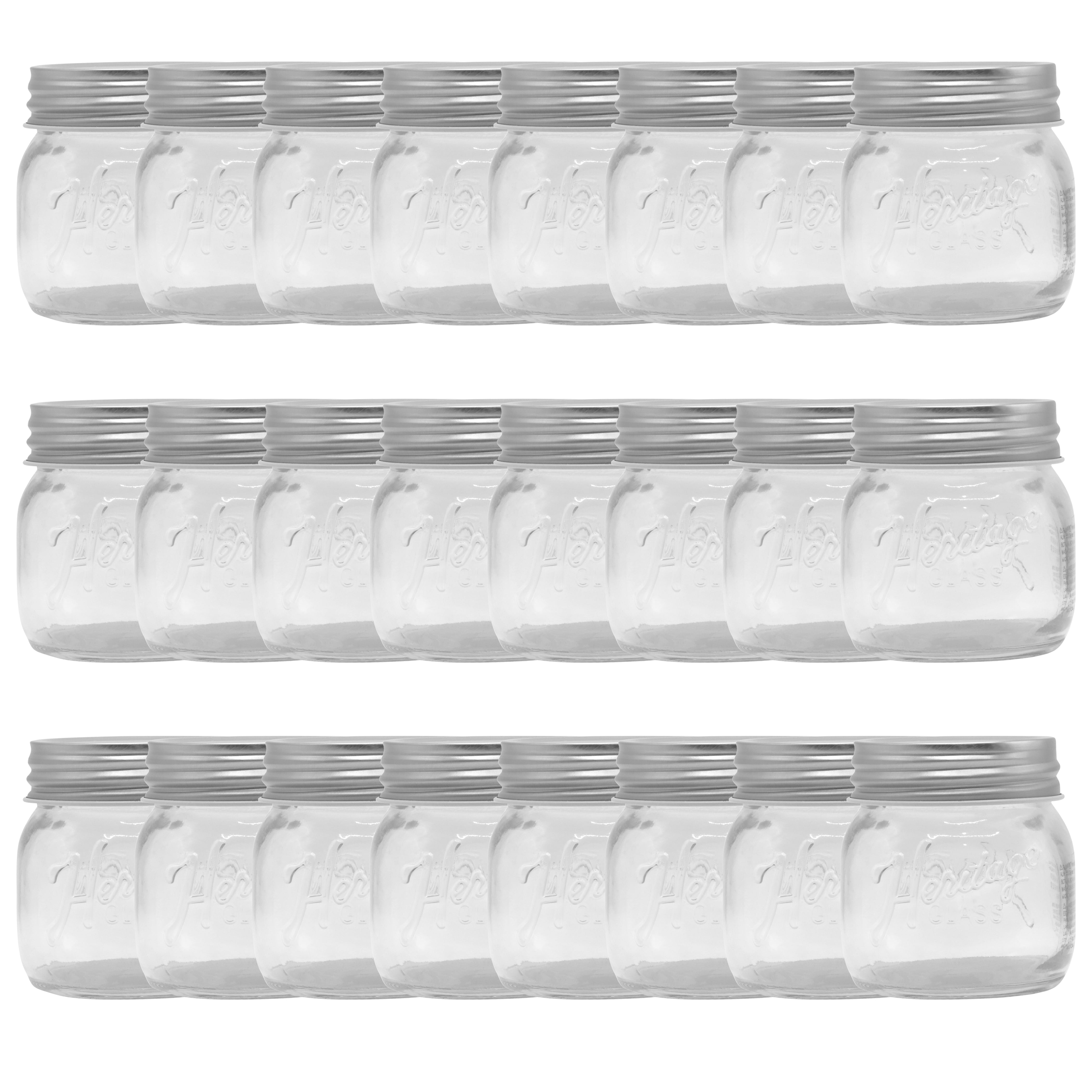 24 Pack: 3" Heritage Mason Jar by Ashland® - Walmart.com