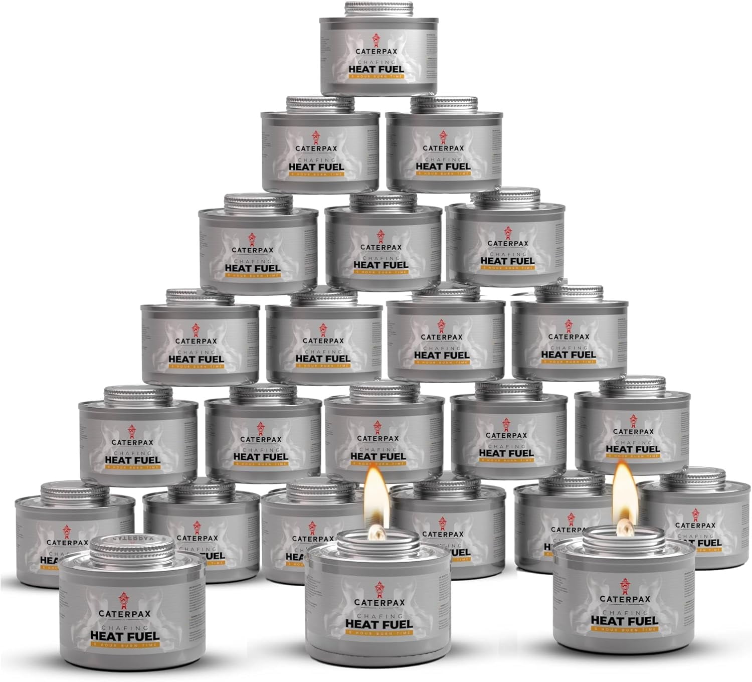 24 Pack - 6 Hour Chafing Fuel Cans for Food Warmers & Chafing Buffet ...