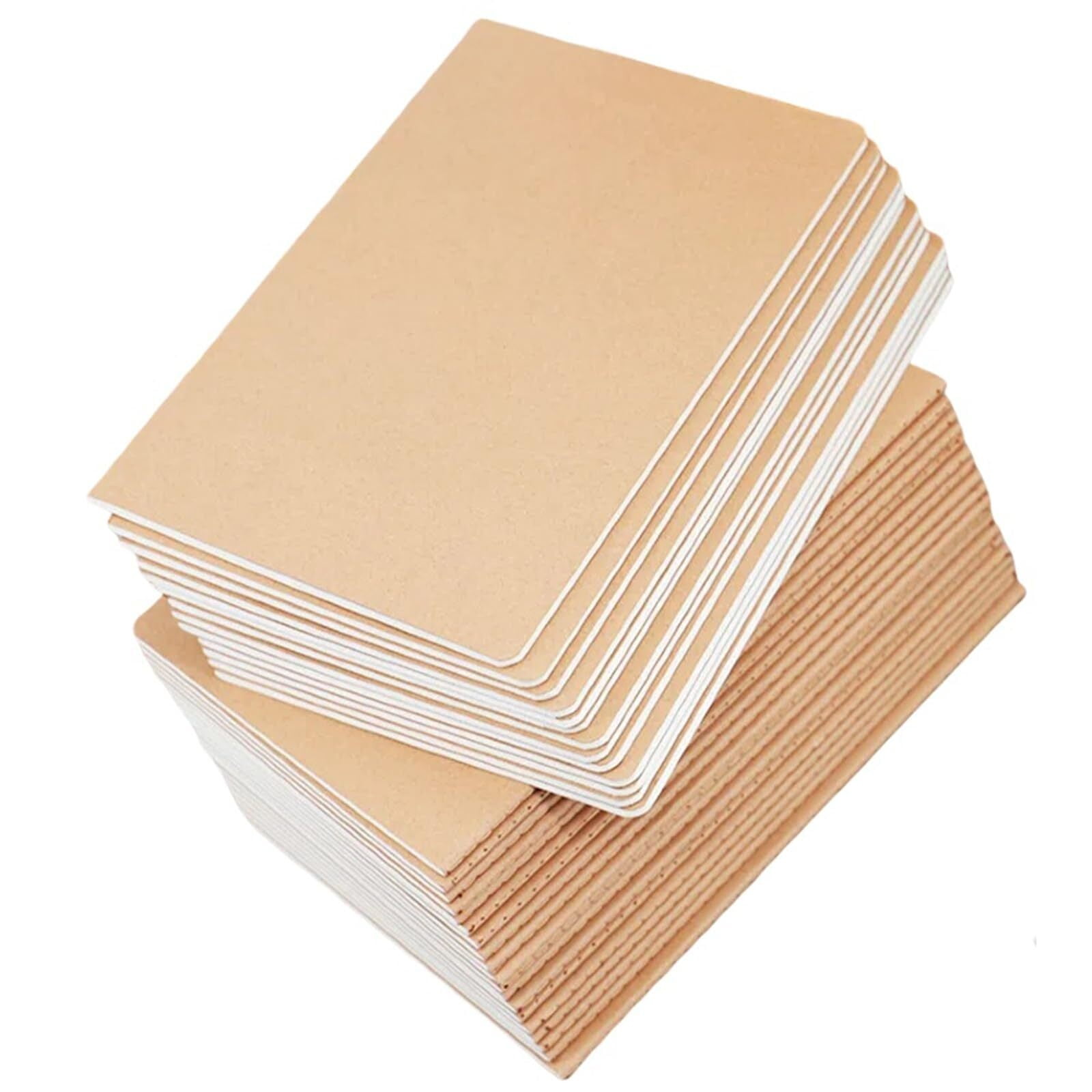 24 Pack A5 Kraft Notebook Journals for Writing 8.3x5.5 Inches Size ...
