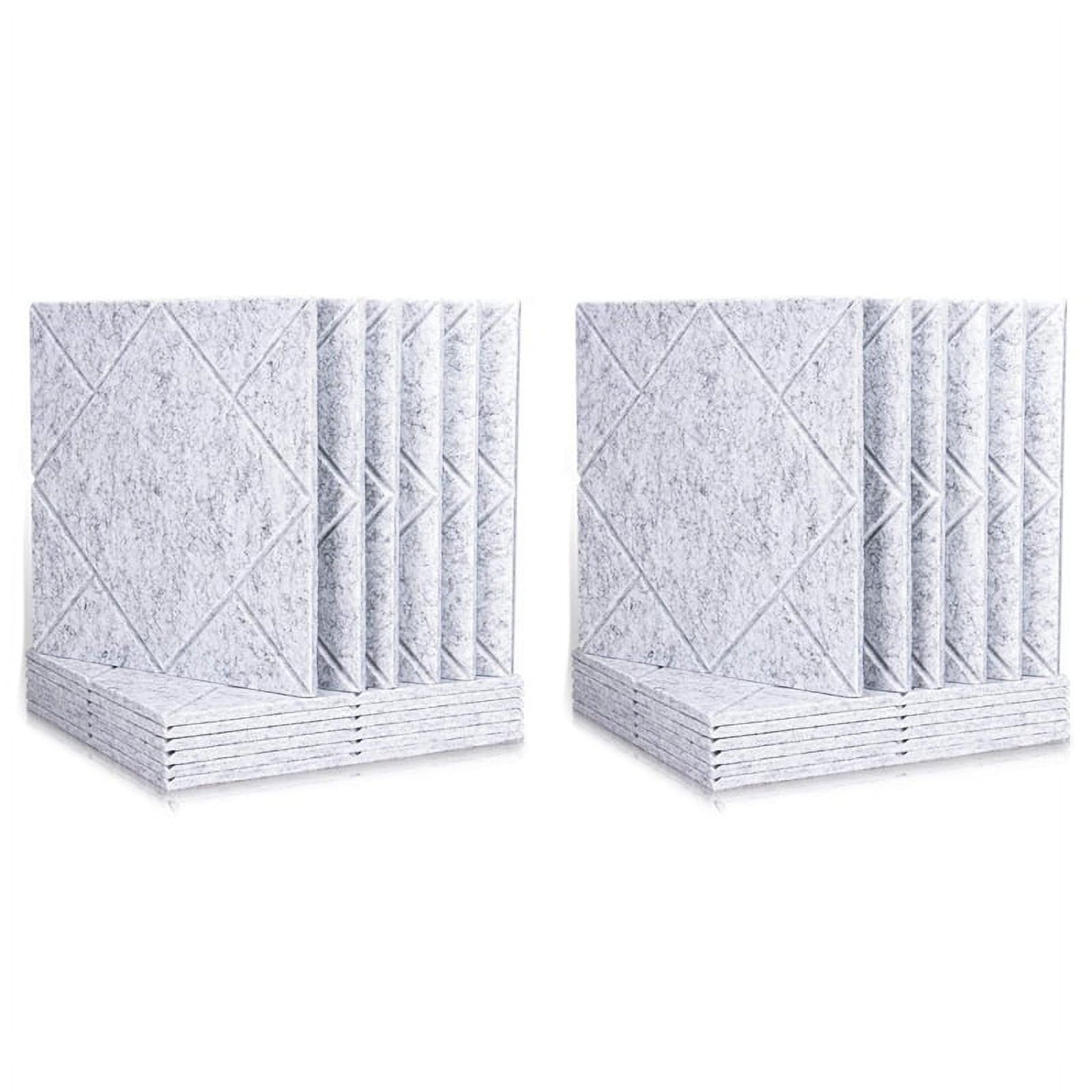 24 Pack Acoustic Panels,Sound Proof Padding,Sound Absorbing Panels,for ...