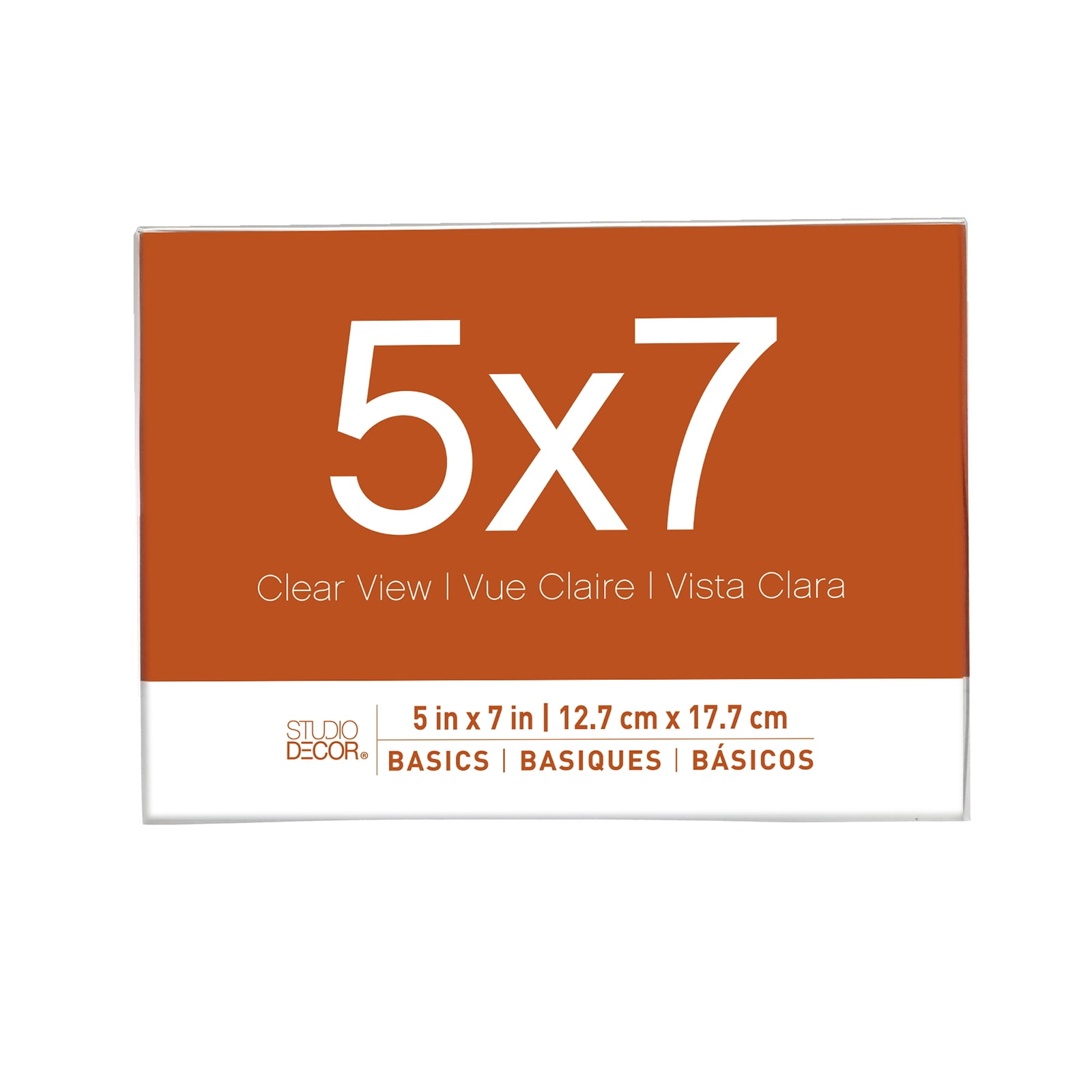 24 Pack: Acrylic Horizontal Bent 5" x 7" Frame - Basics by Studio Décor ...