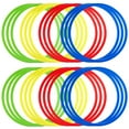 24 Pack Agility and Speed Training Rings for Trainers, Gyms, Athletics ...