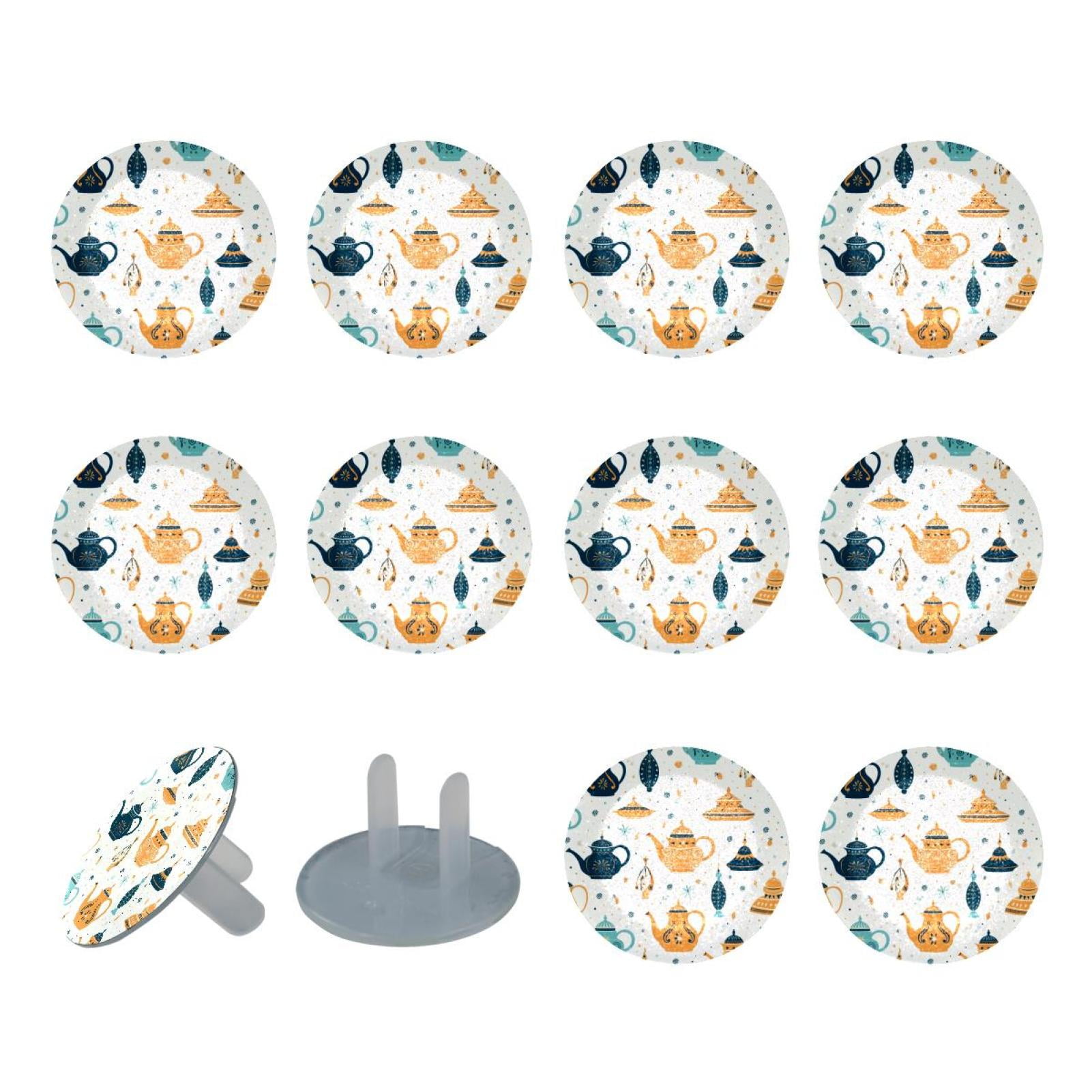 24 Pack Arabian Tea Kettle Outlet Covers Baby Proofing, Child Safety ...