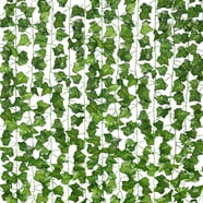 Kalolary 176 Ft 24 Strands Artificial Ivy Garland Leaf Vines Plants ...