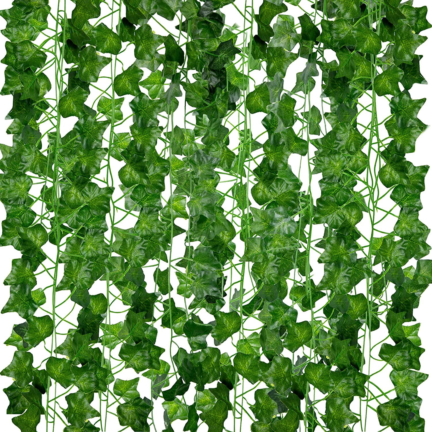 24 Pack Artificial Plants Garlands Home Decor Fake Greenery Garlands ...