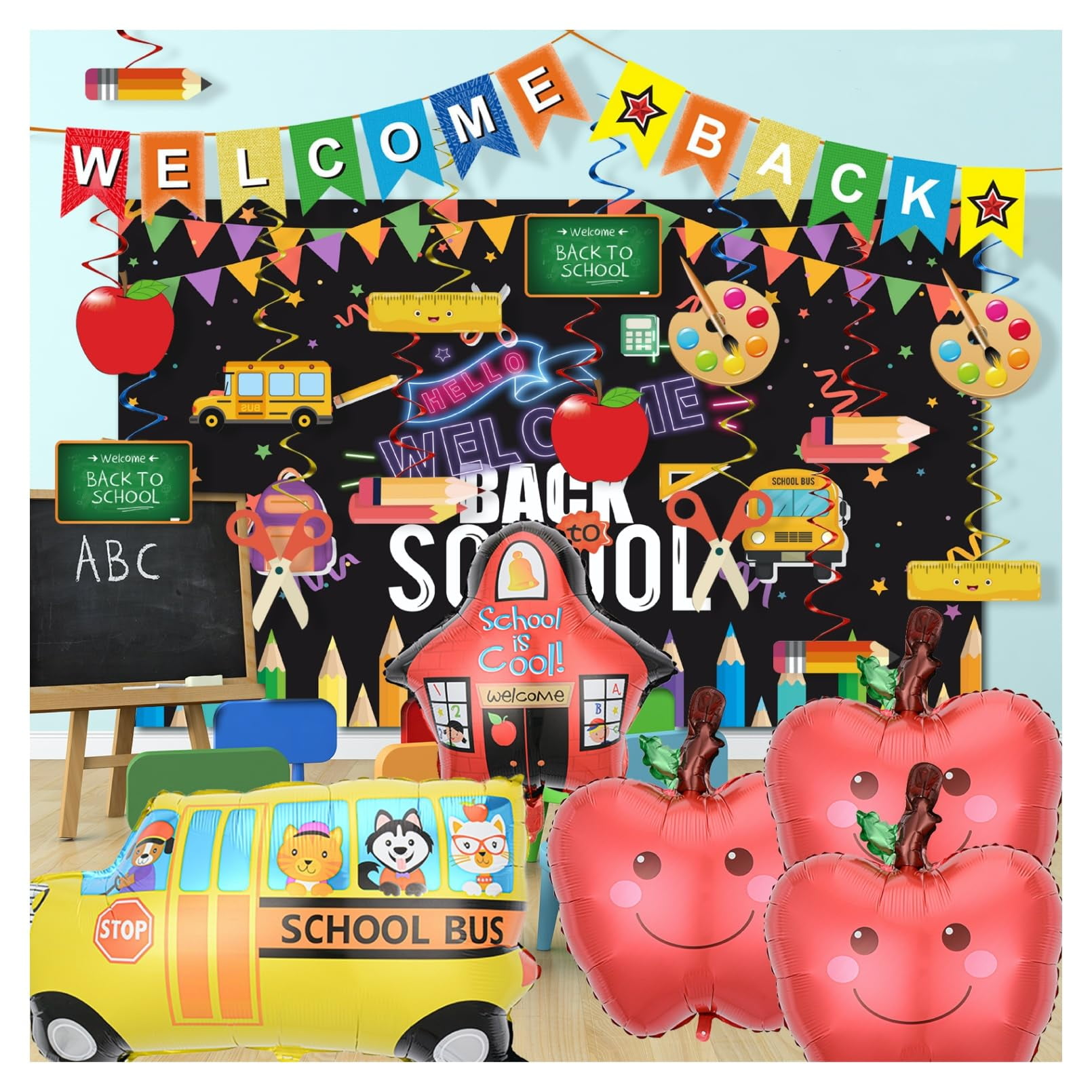 24 Pack Back to School Decorations Supplies - Classroom Decorations Set ...