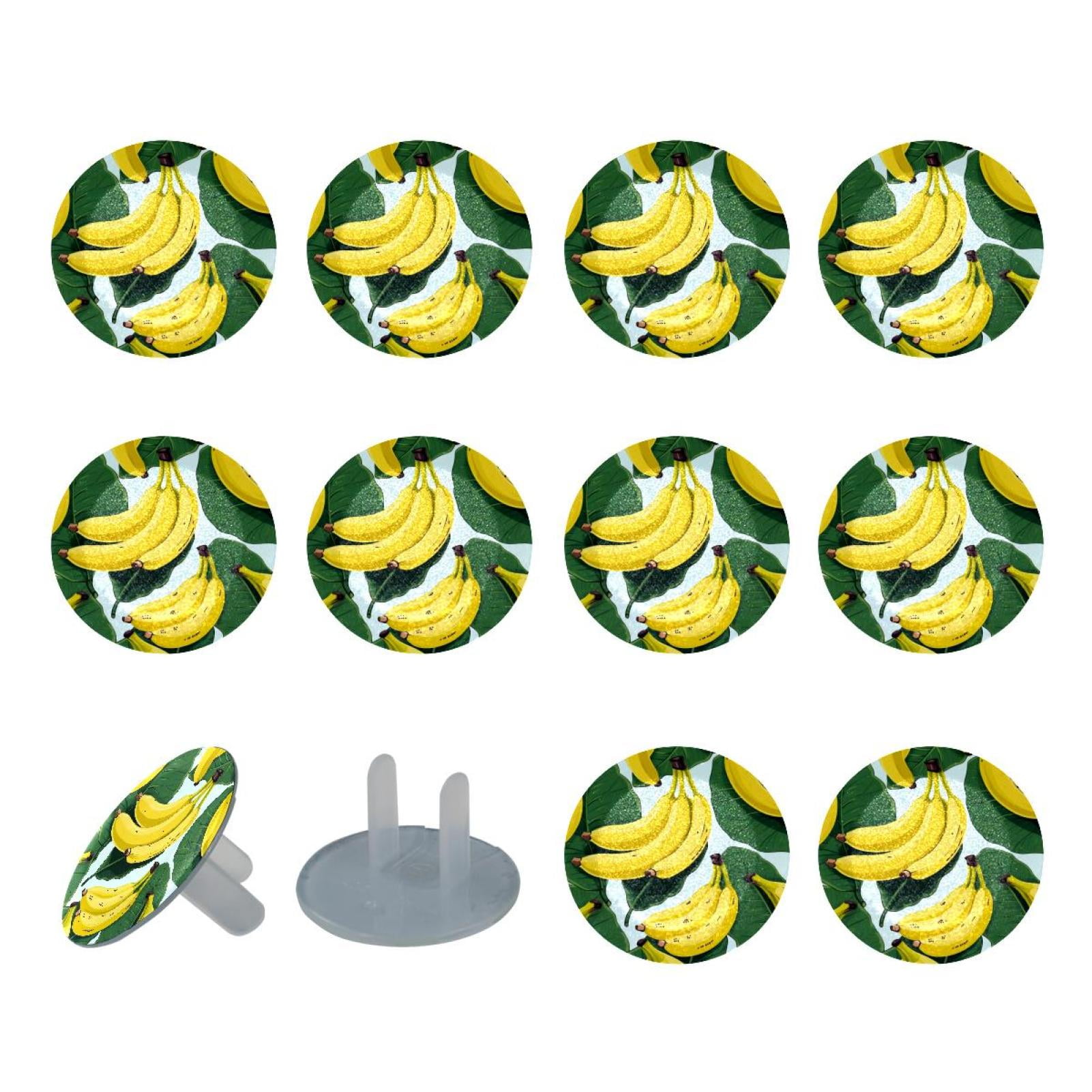 24 Pack Banana Outlet Covers Baby Proofing, Child Safety Plug Covers ...