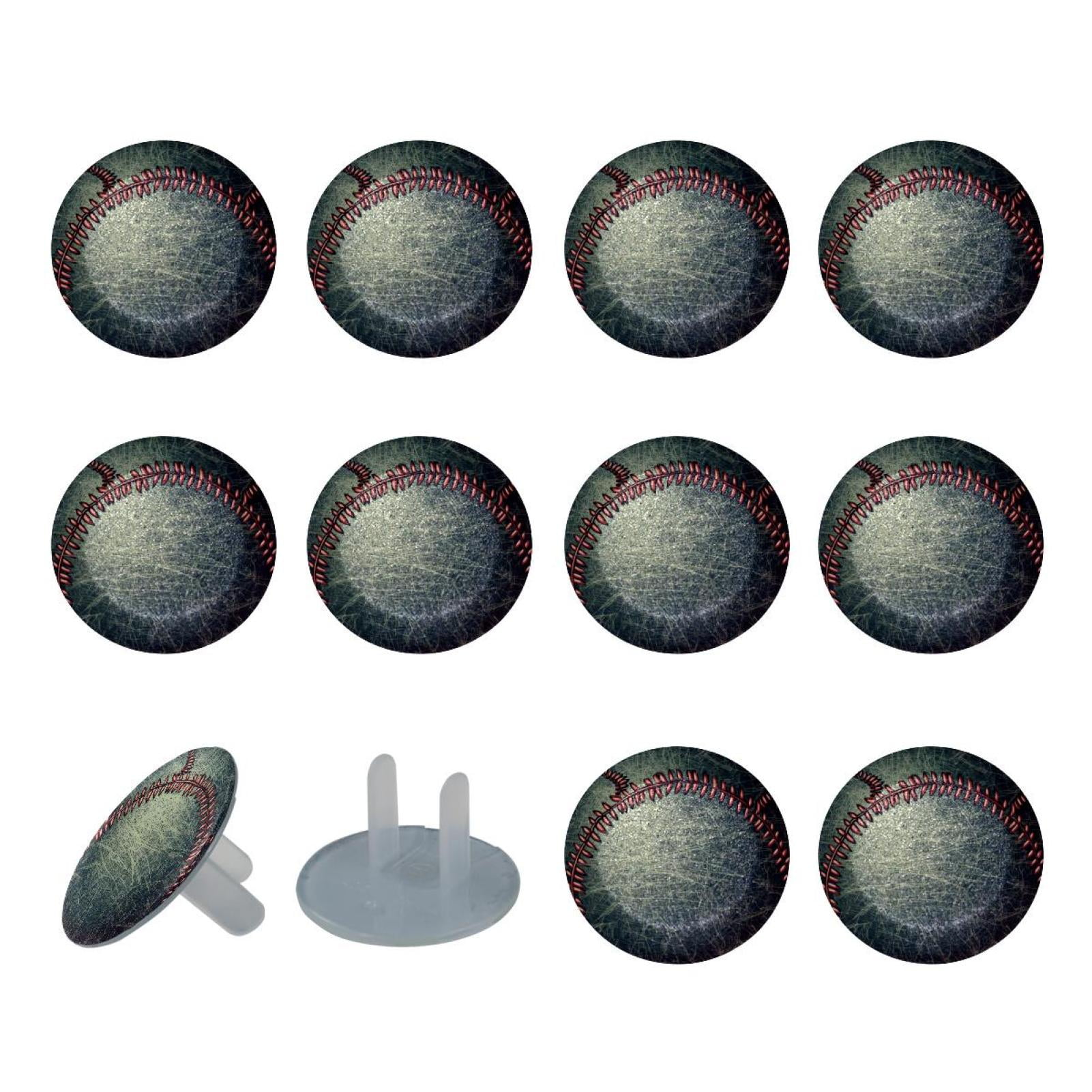 24 Pack Baseball Ball Background Outlet Covers Baby Proofing Socket ...