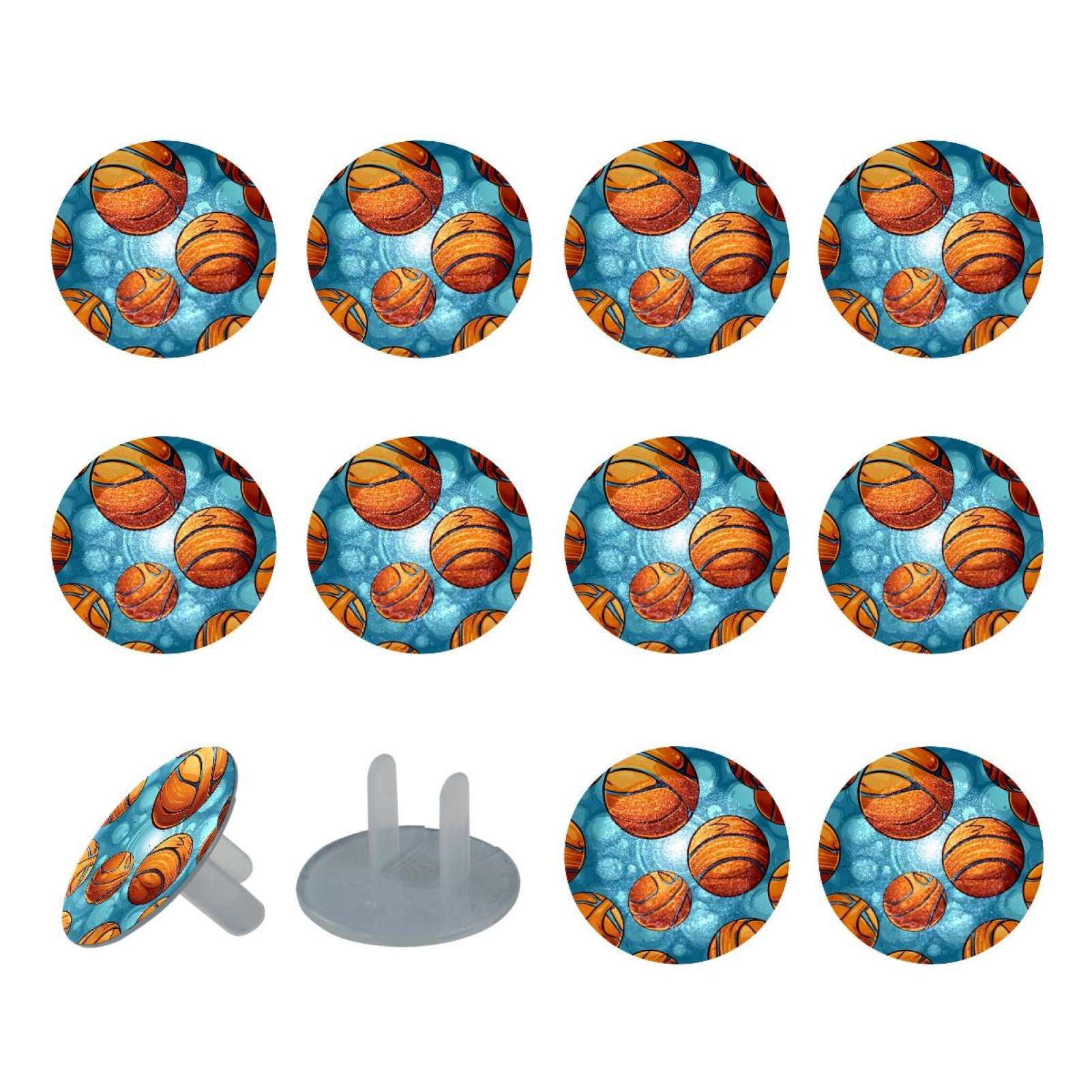 24 Pack Basketball Outlet Covers Baby Proofing, Child Safety Plug ...