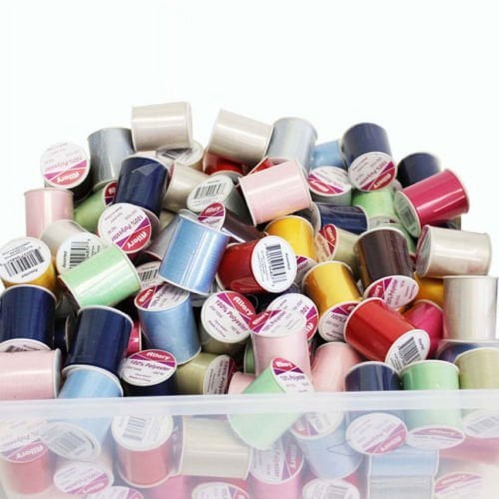 24 Pack Bulk Buy Allary 100% Polyester 200 Yds Sewing Threads Assorted ...