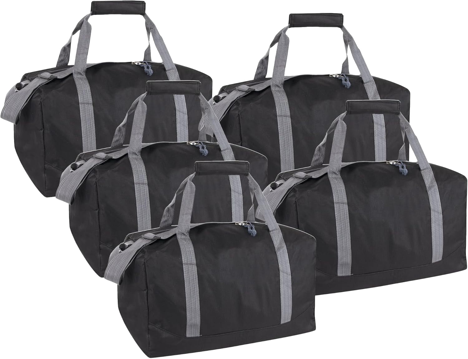 24 Pack Bulk Duffle Bags Wholesale by the Case for Homeless, Sports ...