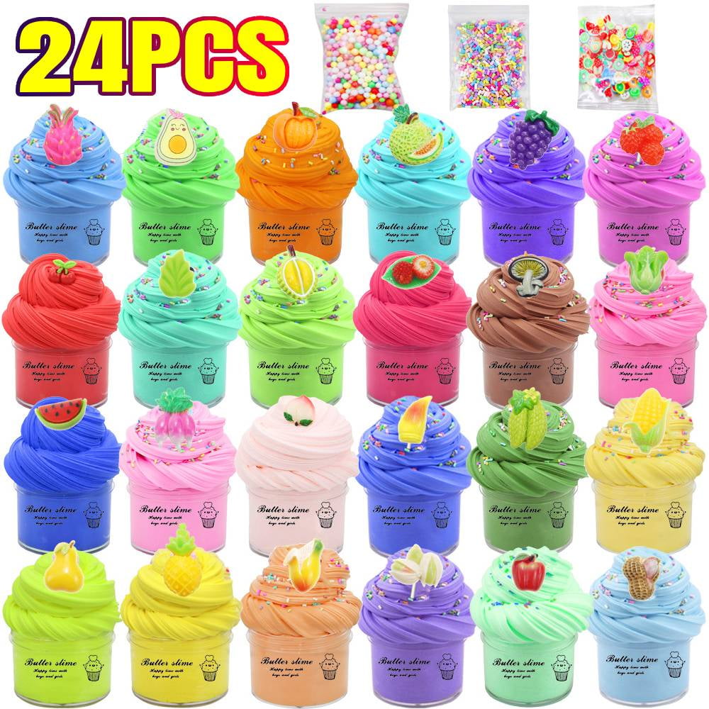 24 Pack Butter Slime Party Favors, Slime Bulk, Slime Toy, Party Favor ...