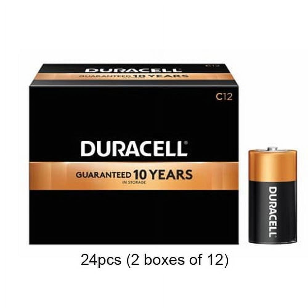 24-Pack C Duracell Coppertop Alkaline Batteries (MN1400) - Walmart.com