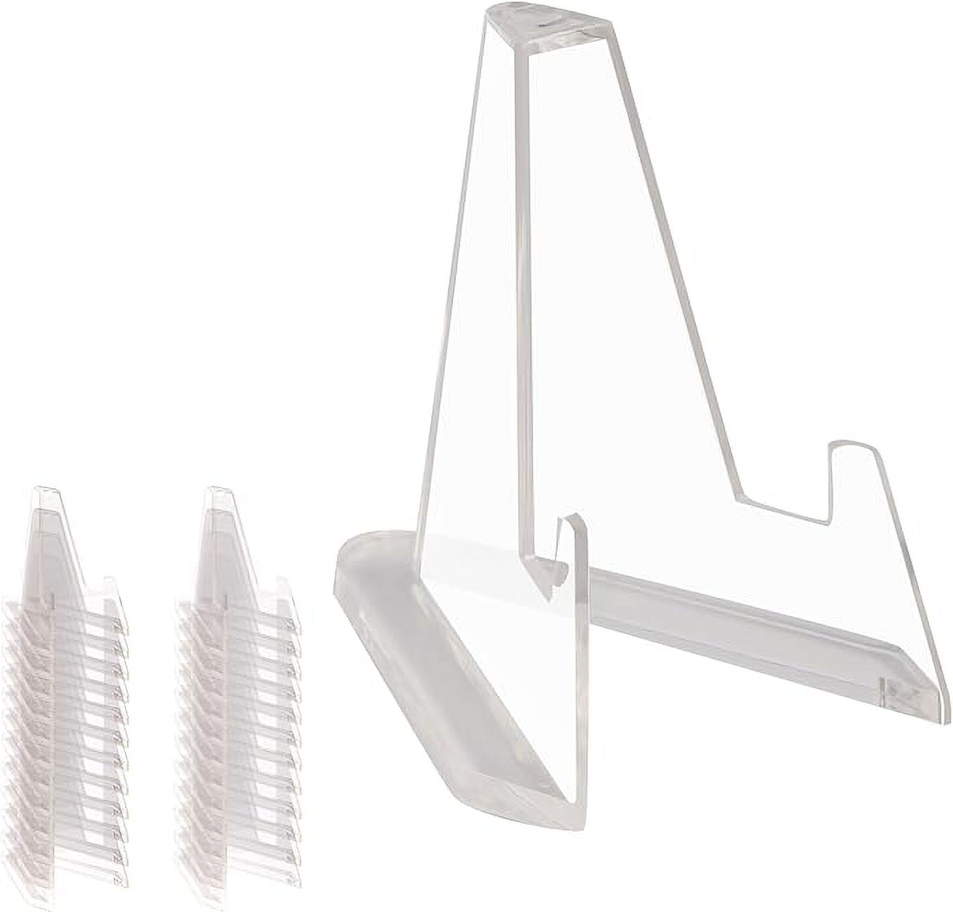24 Pack Card Display Stand, Acrylic Coin Stand Display, Clear Small ...