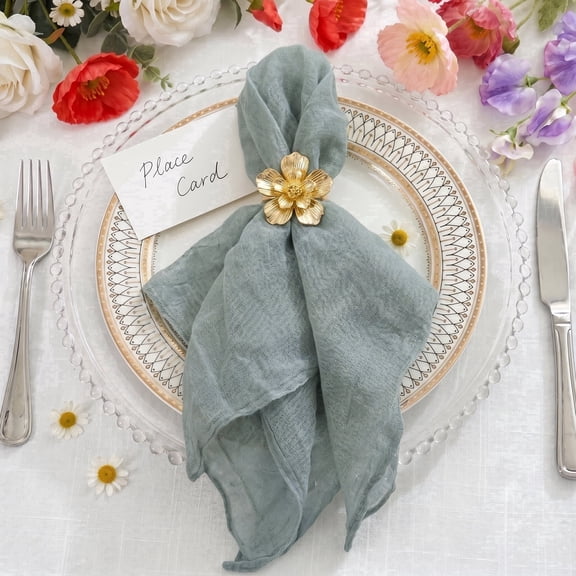 25 Pack Cheesecloth Napk20x20 Inch Dinner Table Boho Washable Rustic ...