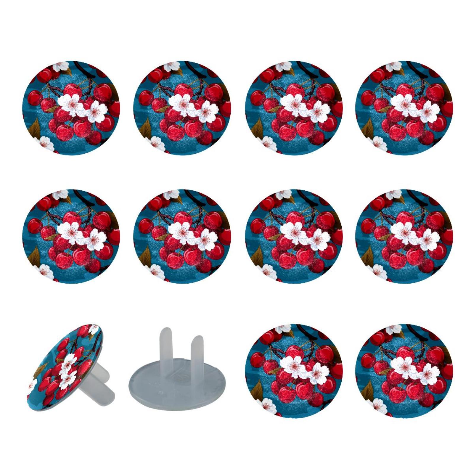 24 Pack Cherry Outlet Covers Baby Proofing | Secure Electric Plug ...