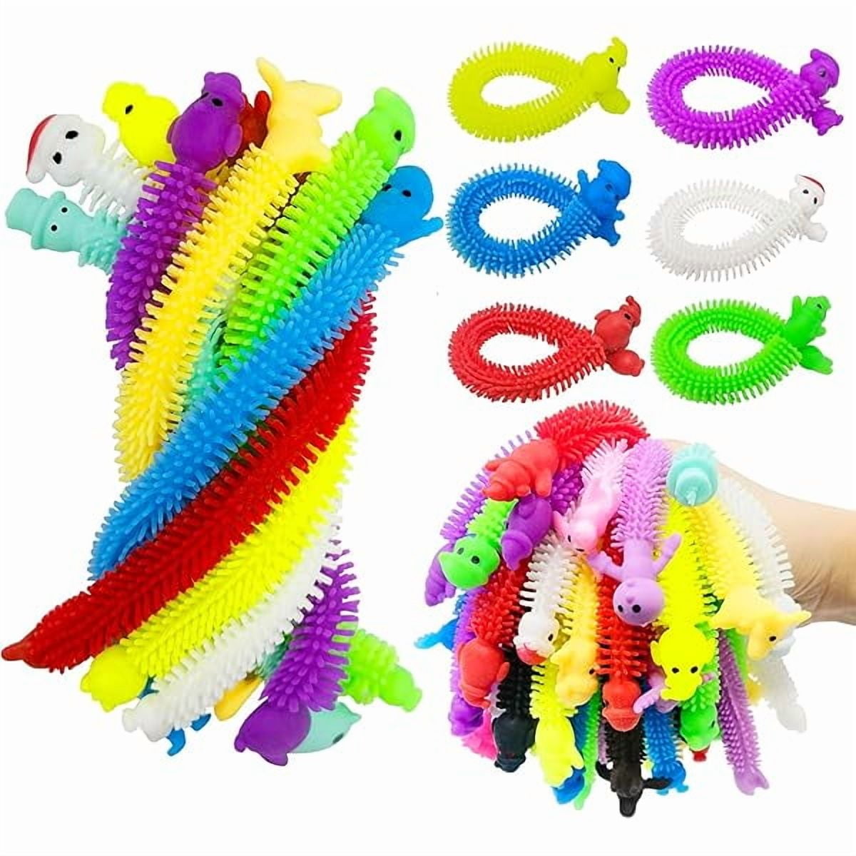 24 Pack Christmas Stretchy Strings Sensory Fidget Toys Pack with Santa ...