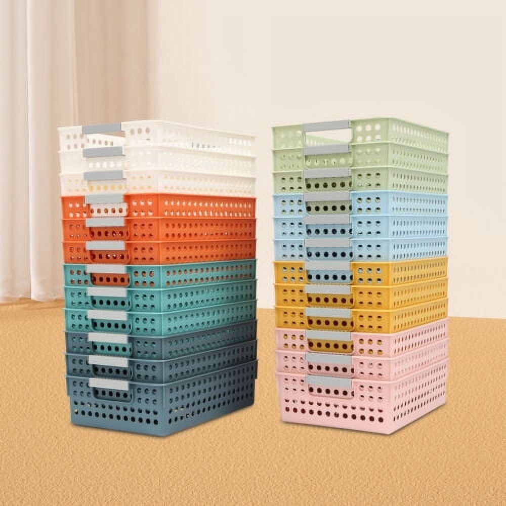 24-Pack Classroom Baskets For Classroom Colorful Organizer Baskets ...