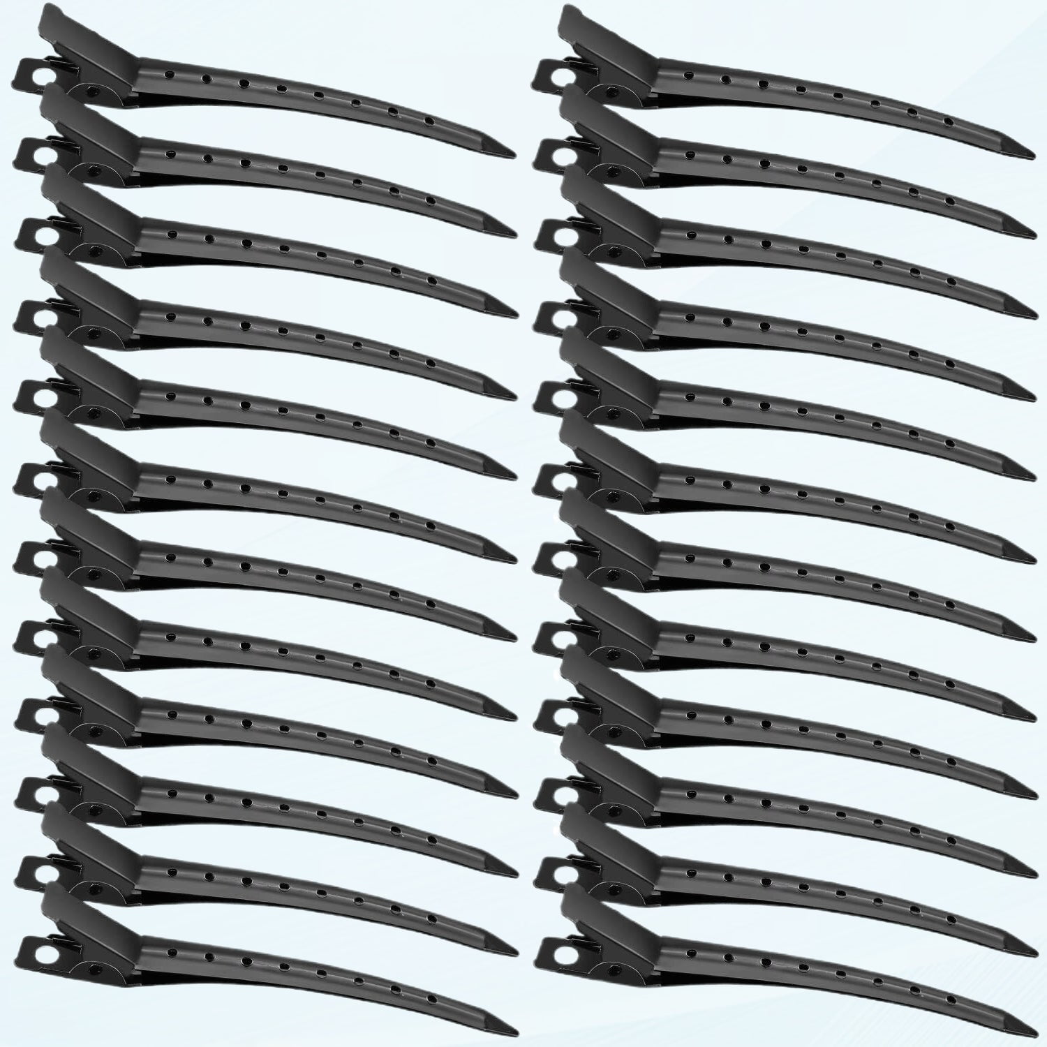 24 Pack Corinthian Hair Clips, Metal Duckbill Clips for Women ...