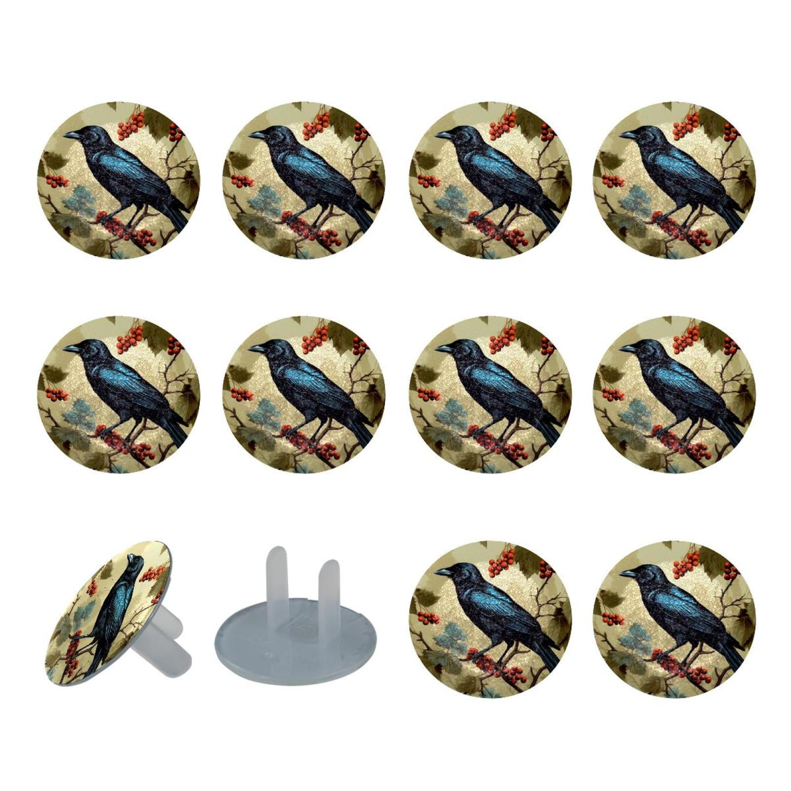 24 Pack Crow Outlet Covers Baby Proofing Socket Protectors Child Safety ...