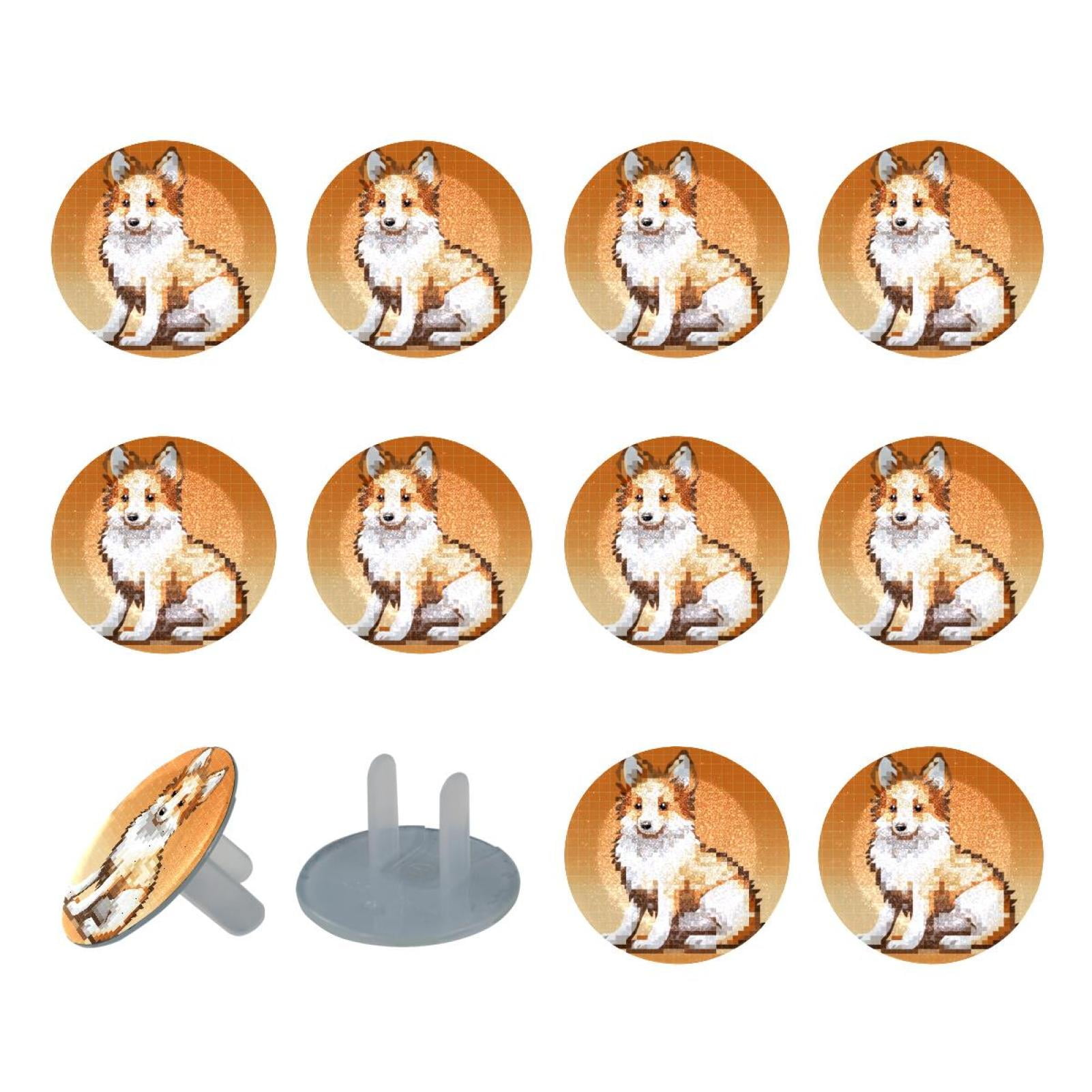 24 Pack Cute Dog Outlet Covers Baby Proofing Socket Protectors Child ...