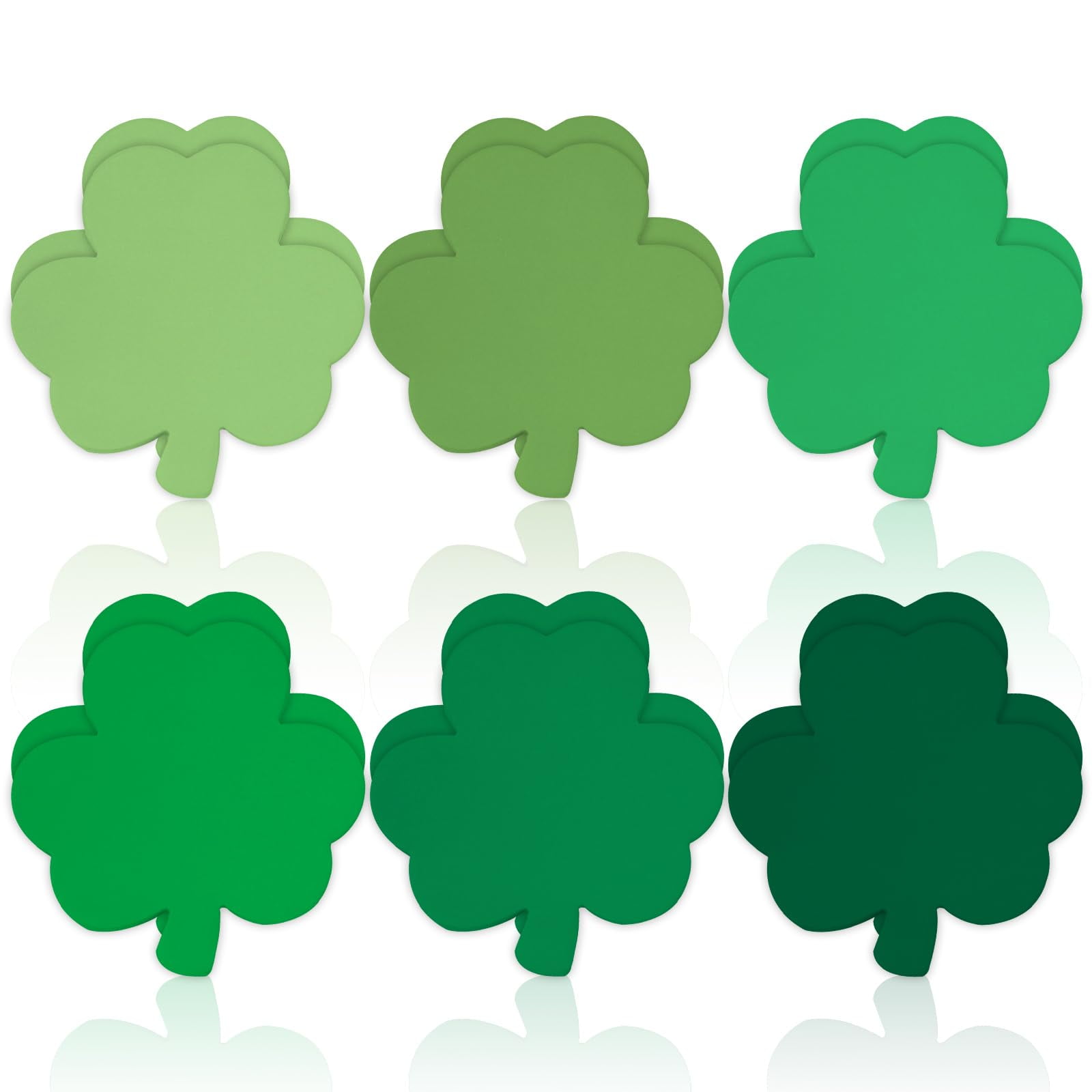 24 Pack Cute Sticky Notes 480 Sheet Shamrock Sticky Notepads 6 Colors 3 ...