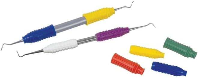 24/Pack Dental Silicone Handle Color Code Grips for #6 Handle Pro-Grip ...