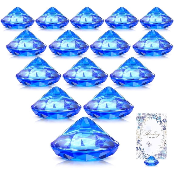 24 Pack Diamond Place Card Holders Acrylic Table Number Holder Card ...