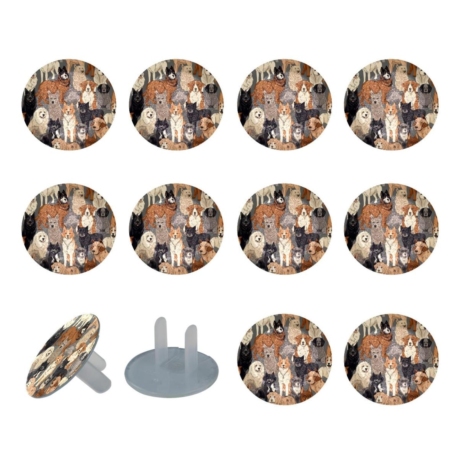 24 Pack Different Breeds of Dog Outlet Covers Baby Proofing, Child ...