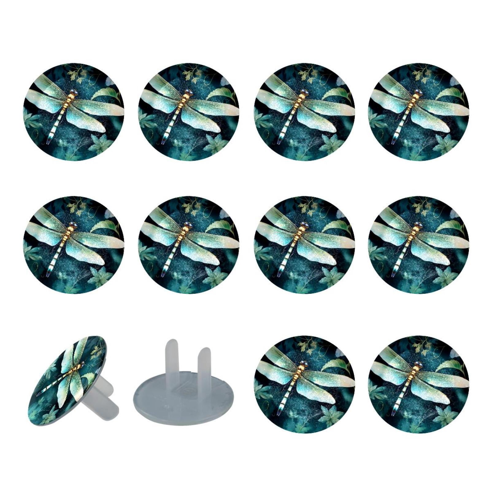 24 Pack Dragonfly Outlet Covers Baby Proofing, Child Safety Plug Covers ...