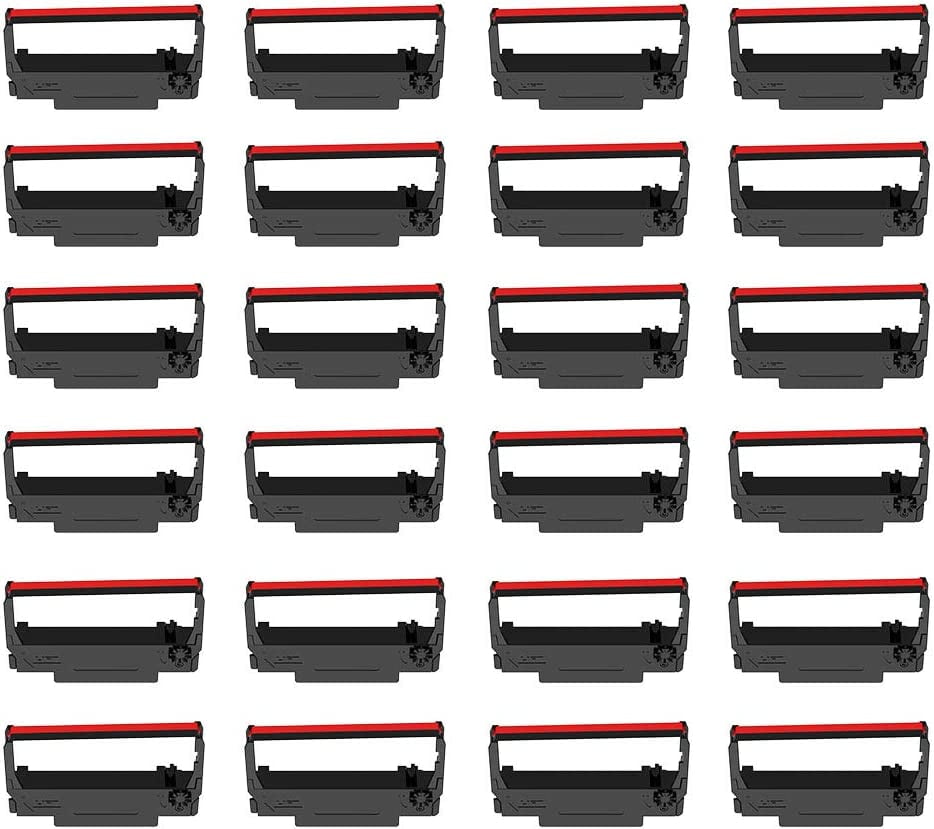 24-Pack ERC30 ERC-30 ERC 30 34 38 B/R Compatible Cash Register Ink ...