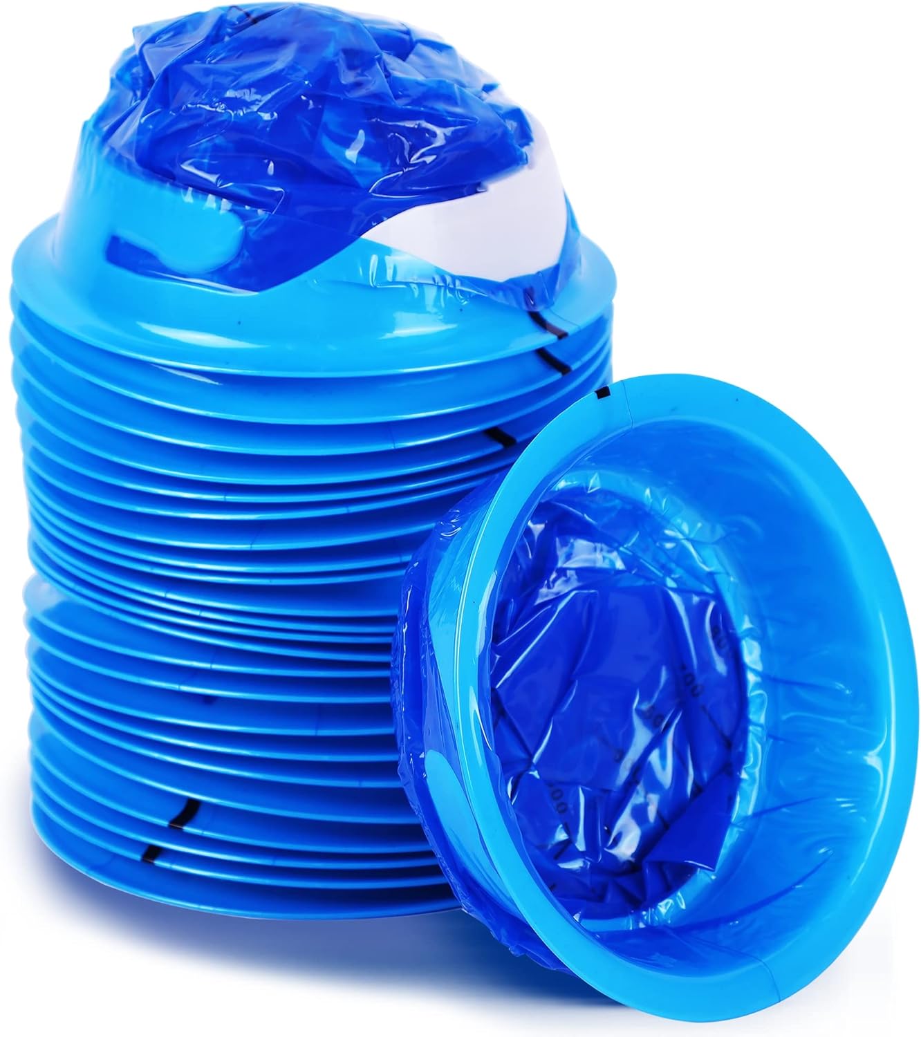 24 Pack Emesis Bag, Disposable Vomit Bags, Aircraft & Car Sickness Bag ...