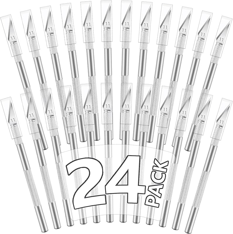 24 Pack Exacto Knife Set, Precision Craft Knife, Hobby Knife Kit for ...
