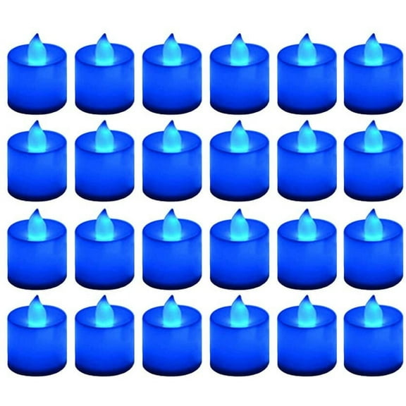Flickering Flameless LED Tea Light Candles, Battery Operated Votive ...