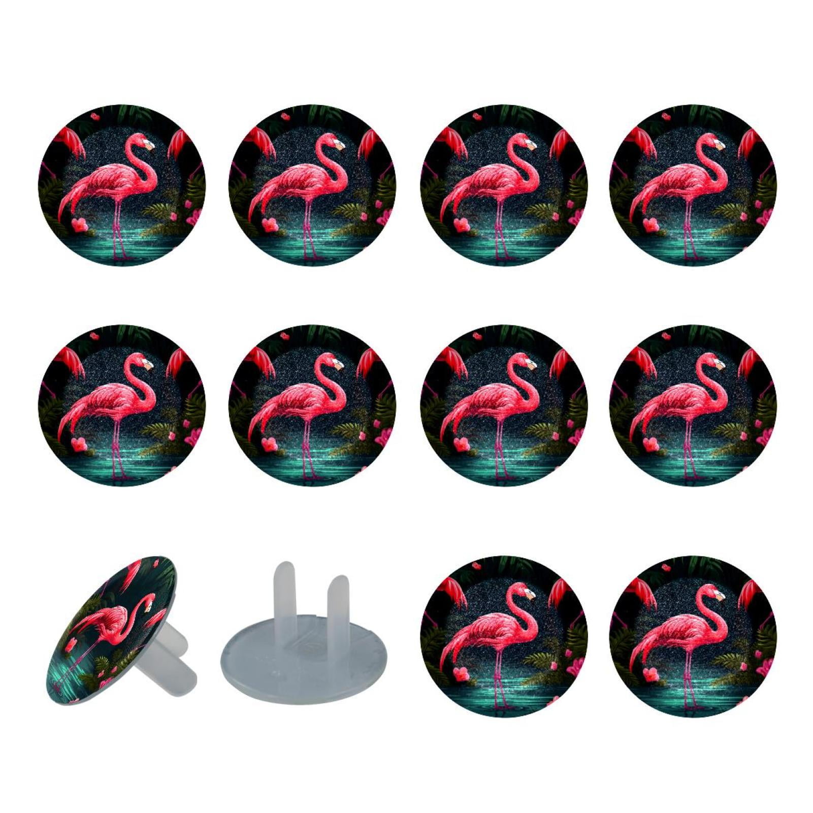 24 Pack Flamingo Rainforest Outlet Covers Baby Proofing Socket ...