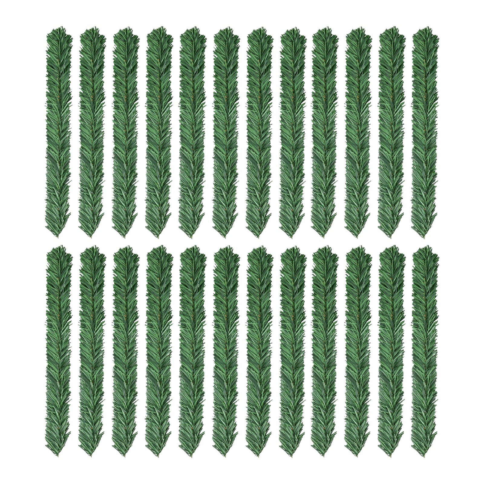 24 Pack Flexible Christmas Garland Wreath - Twistable & Shapeable Vine ...