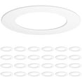 24 Pack Goof Rings for 6 Inch Recessed Lights, Can Light Trim Ring ...