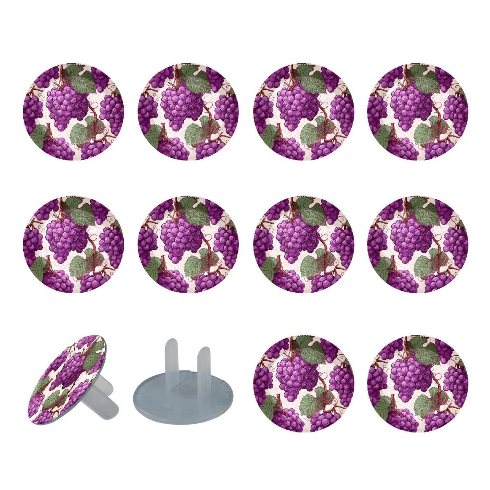 24 Pack Grape Outlet Covers Baby Proofing, Child Safety Plug Covers for ...