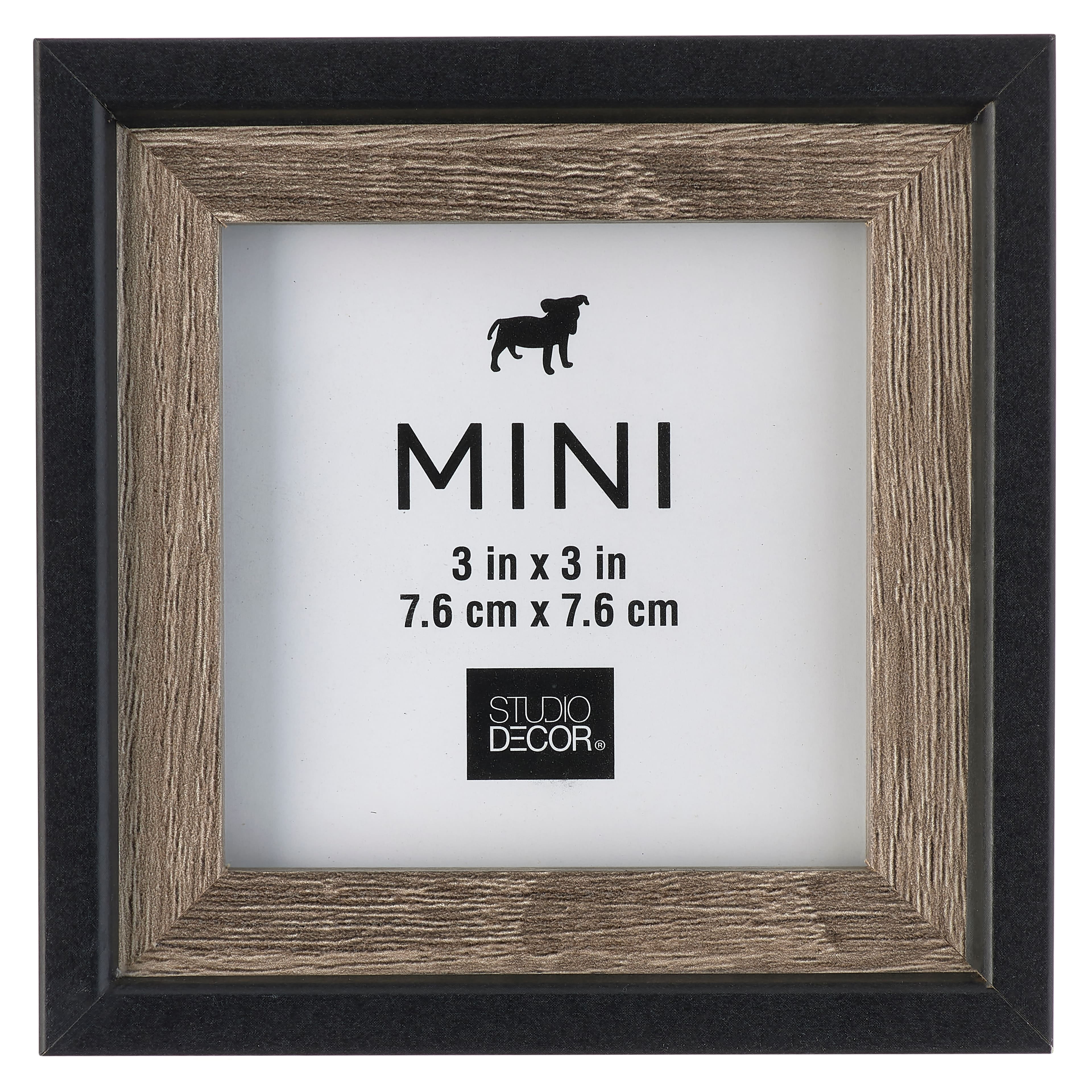 24 Pack: Gray & Black 3" x 3" Mini Frame by Studio Décor® - Walmart.com
