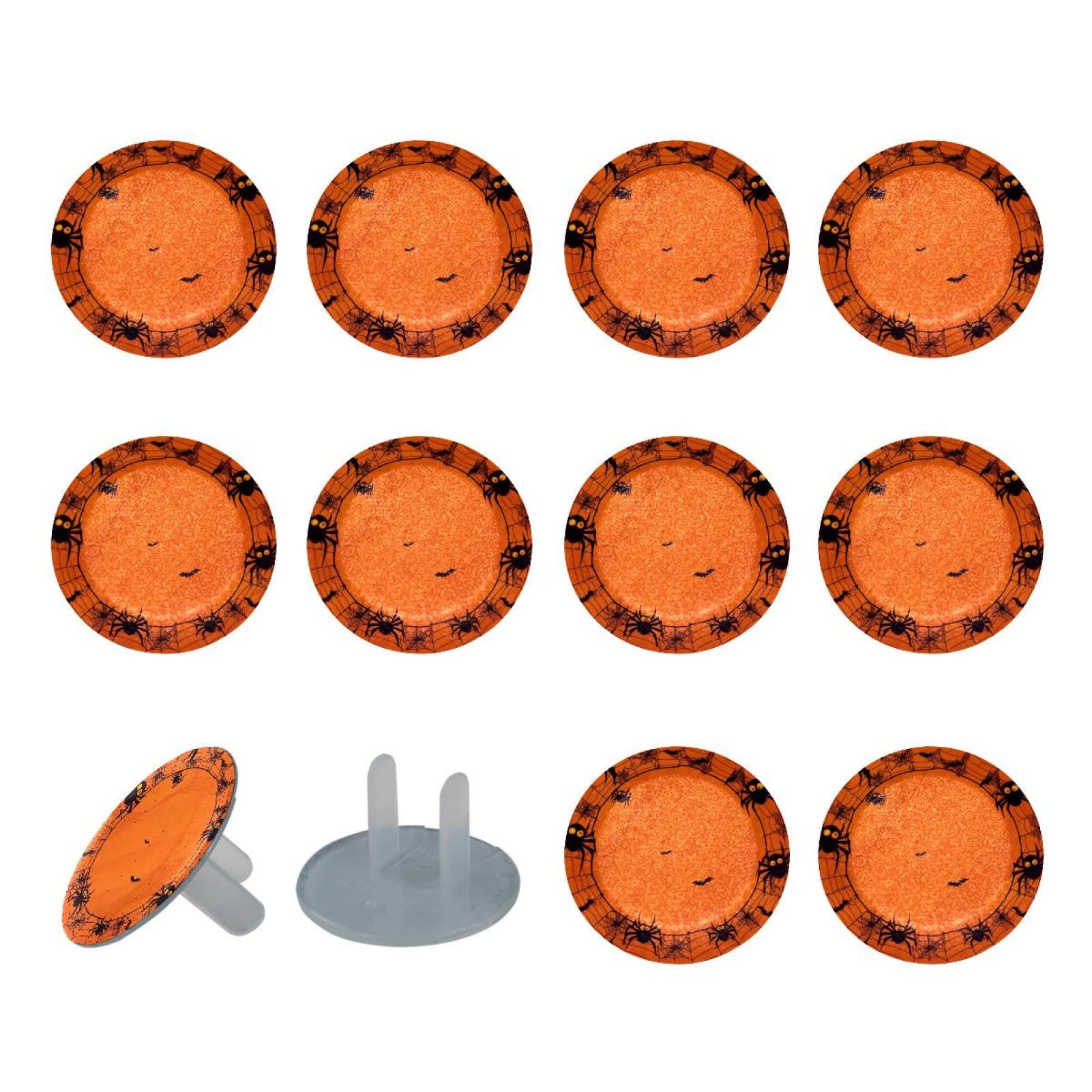 24 Pack Halloween Cobweb and Spiders 1_113 Outlet Covers Baby Proofing ...