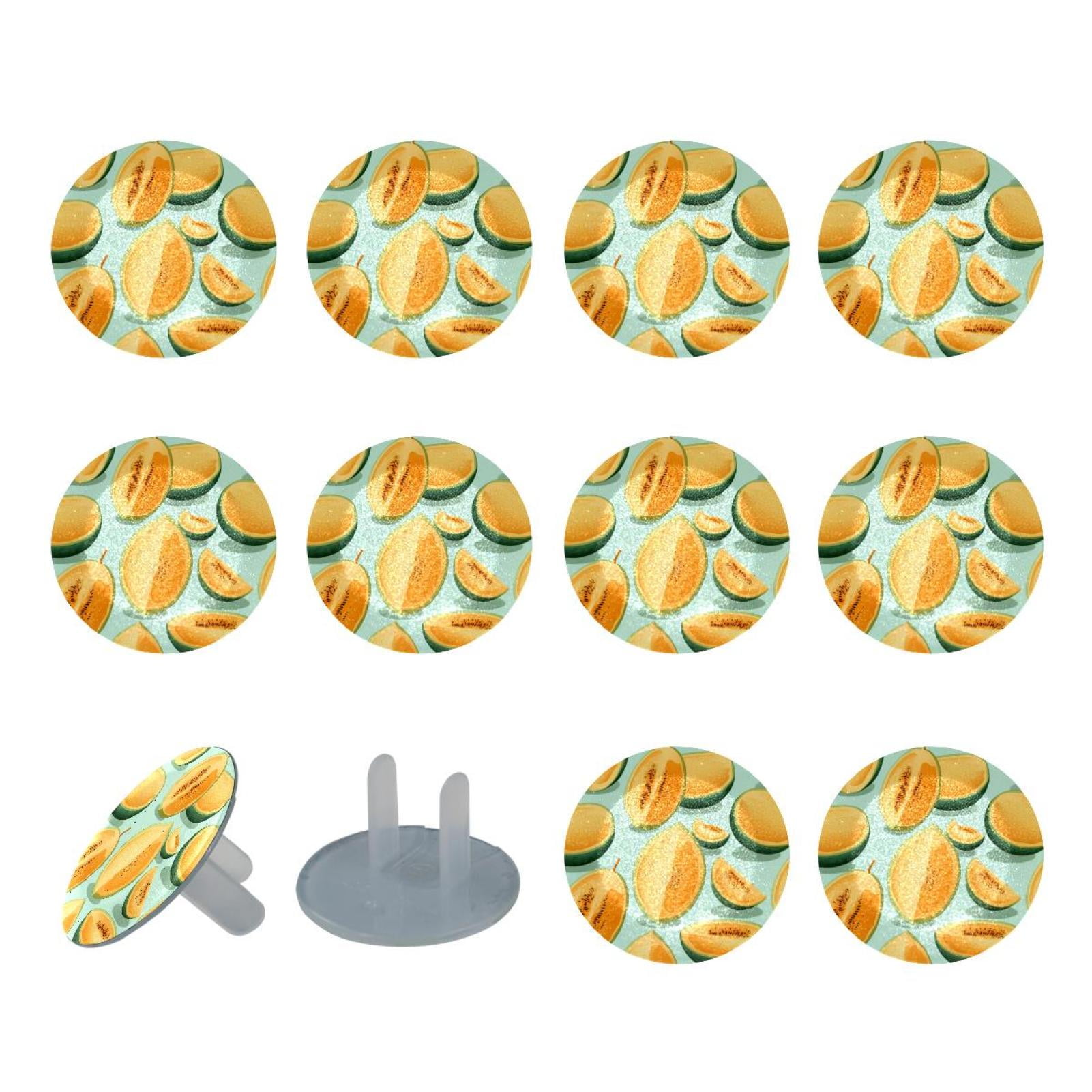 24 Pack Hami Melon Outlet Covers Baby Proofing, Child Safety Plug ...