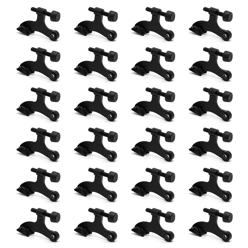24 Pack Hinge Pin Black Door Stopper, Adjustable Heavy Duty Hinge Pin ...