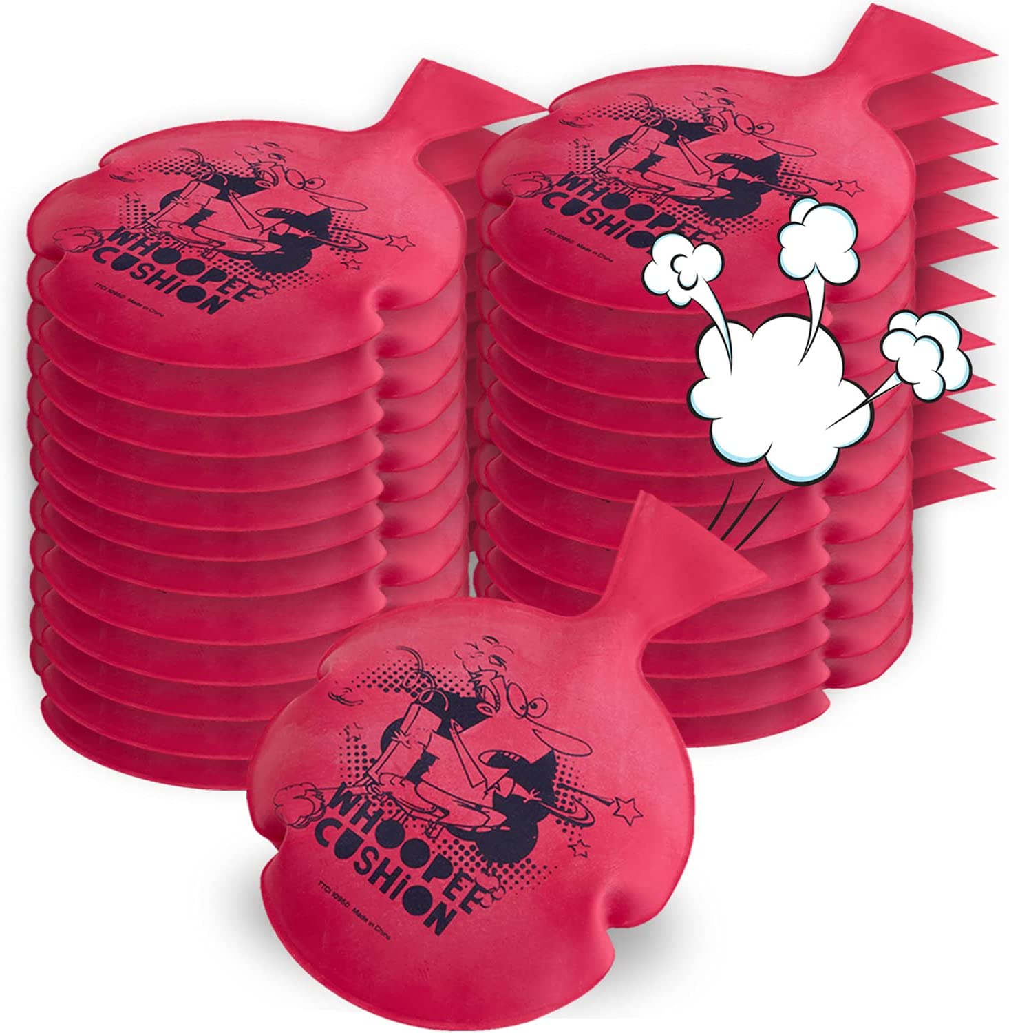 Joker Skunk Smell Prank Breaking Bottle 2" Stink Bombs, Clear, 3 Pack ...