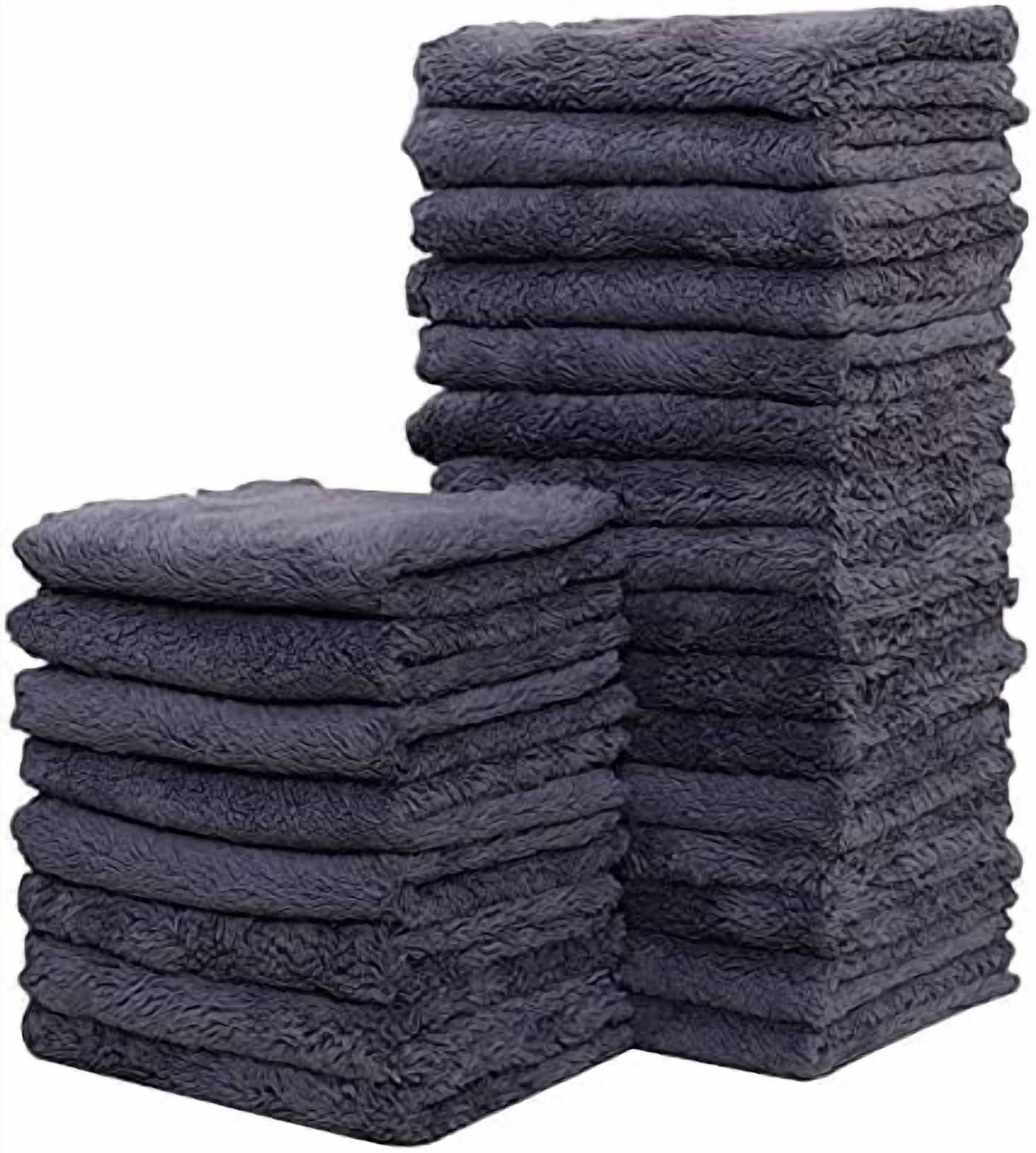 24 Pack Kitchen Dishcloths - Does Not Shed Fluff - Reusable Dish Towels ...