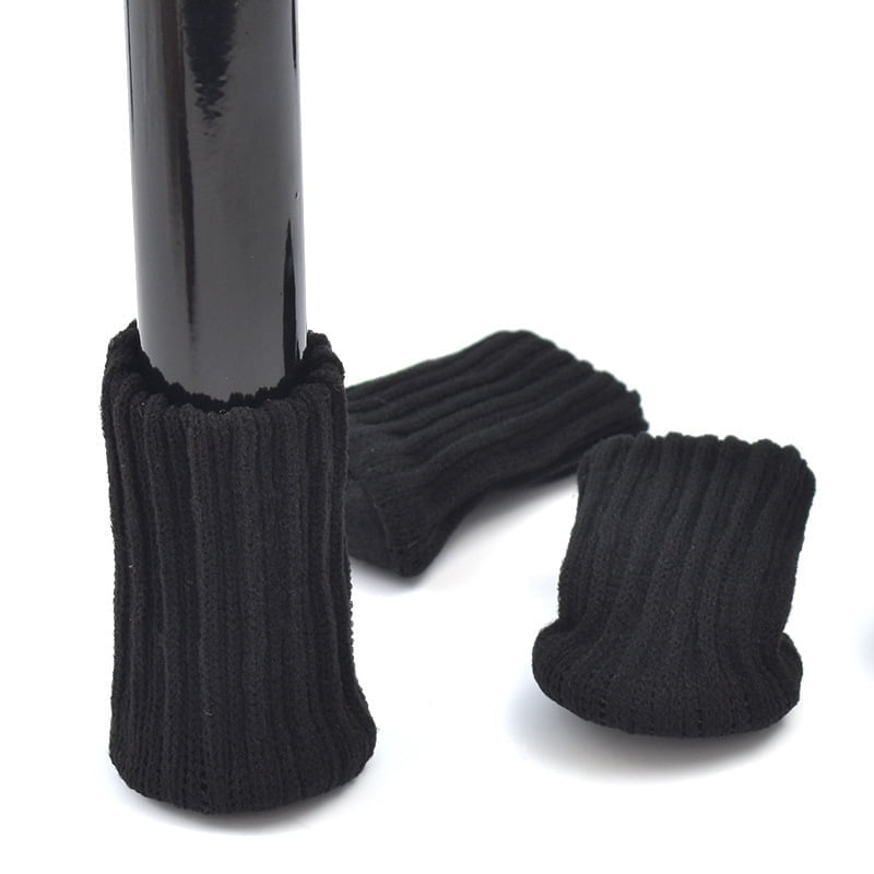 24‑Pack Knitted Chair Leg Protectors – Double-Thickness, Non-Slip ...