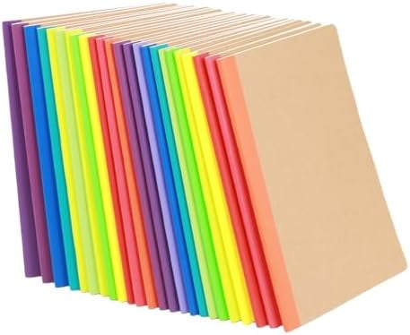 24 Pack Kraft Notebooks, Journals in Bulk for Writing, Blank Paper ...