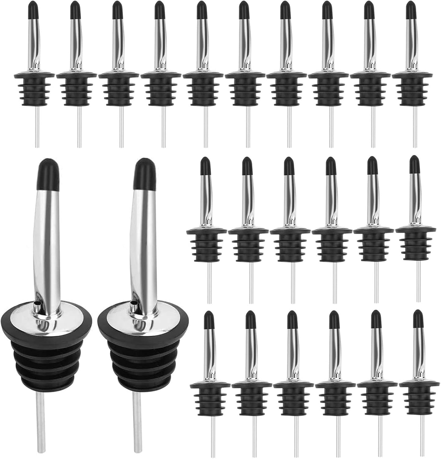24 Pack Liquor Bottle Pourers, Liquor Pour Spout for Liquor Bottles ...